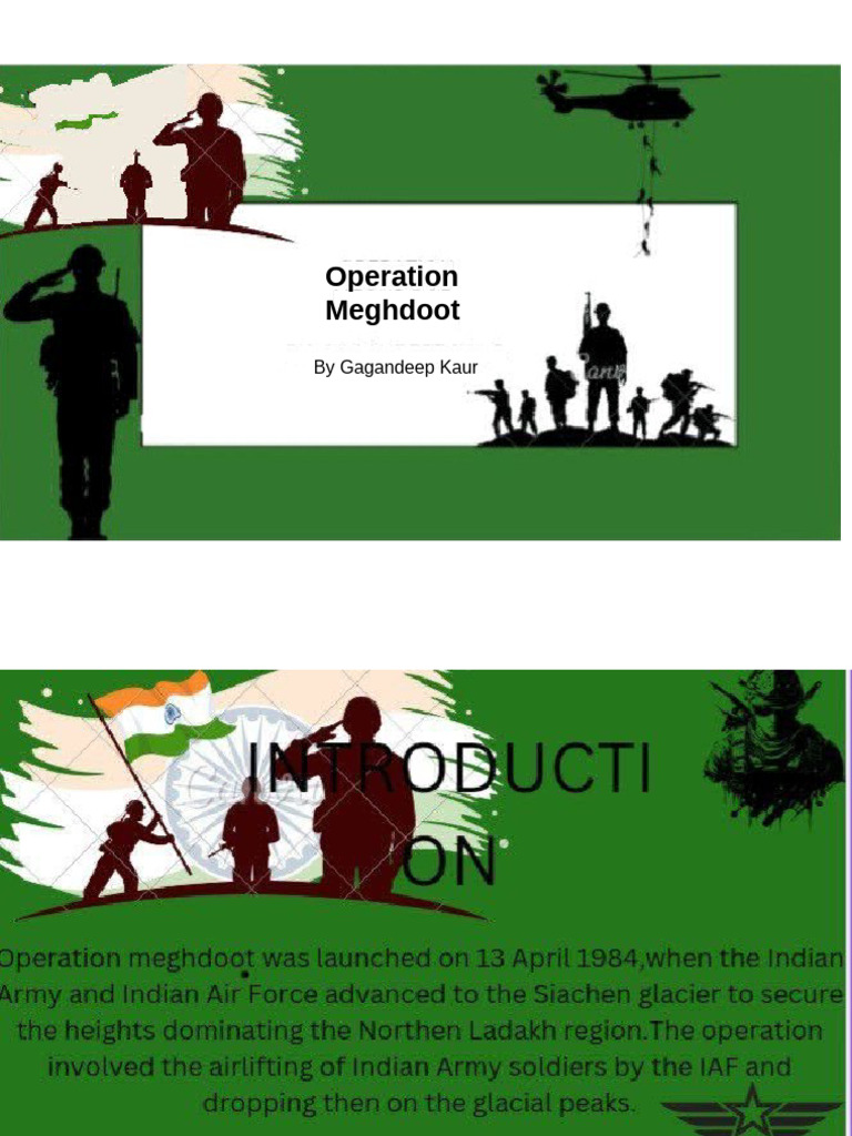 Operation Meghdoot by Gagandeep Kaur | PDF