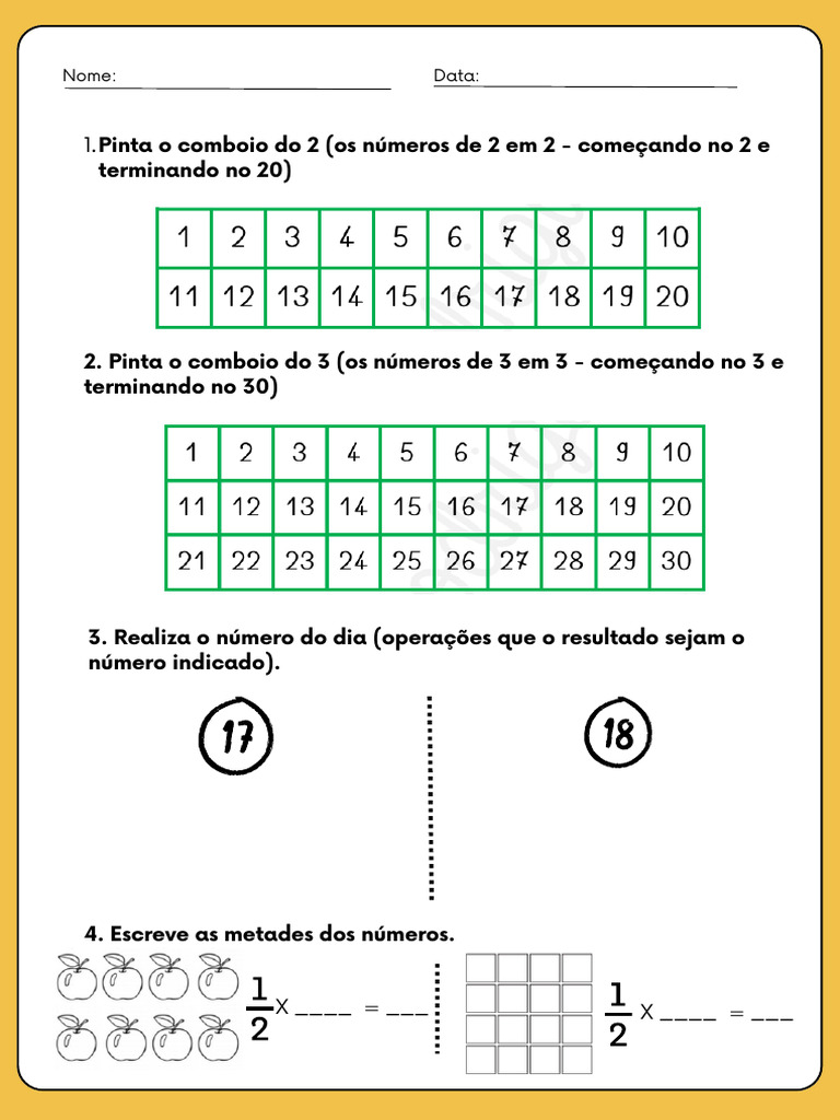 Ficha Matem Tica | PDF