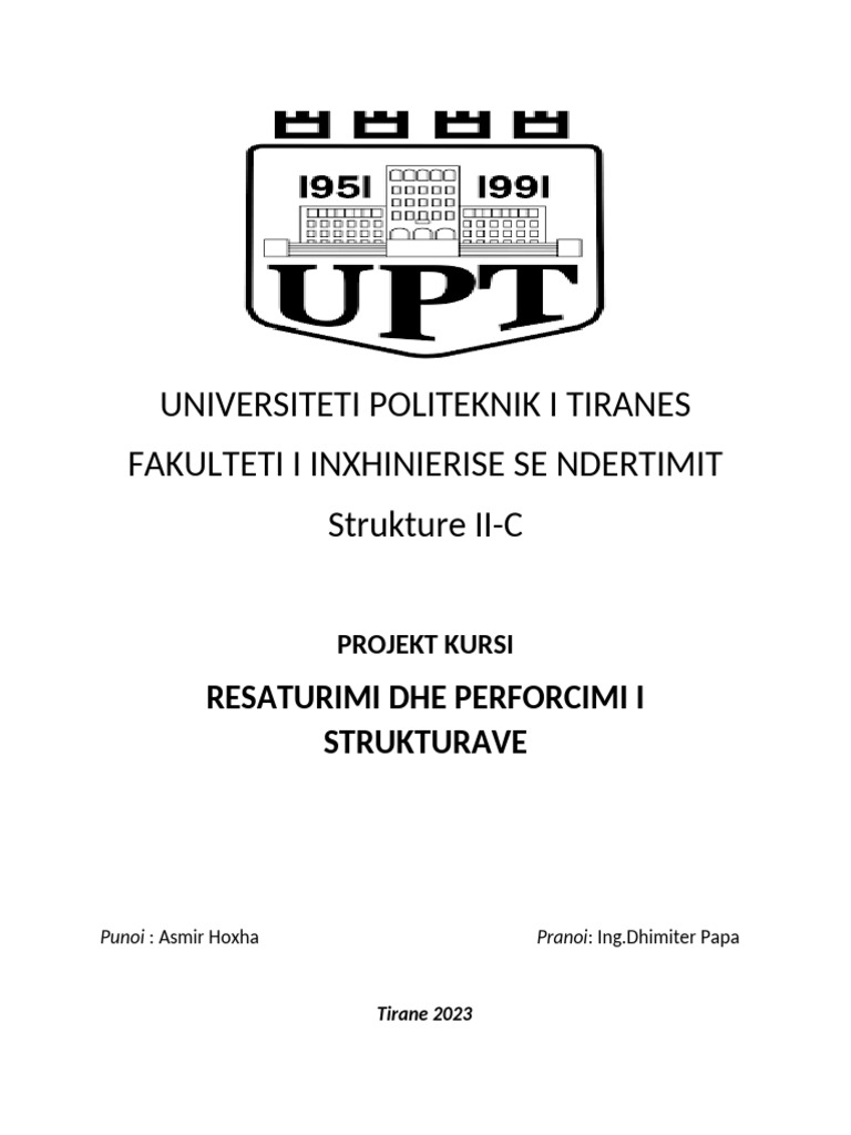 Universiteti Politeknik I Tiranes | PDF
