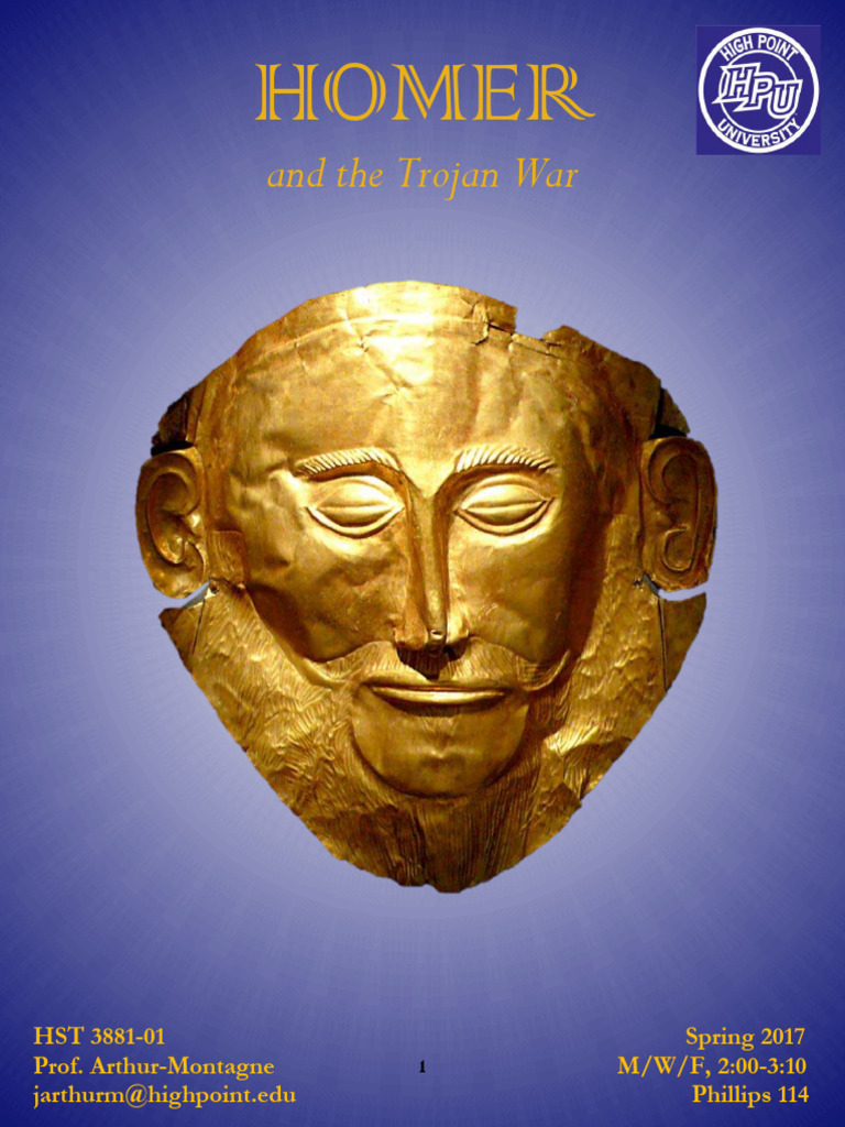 Homer and the Trojan War Course Overview | PDF | Homer | Troy