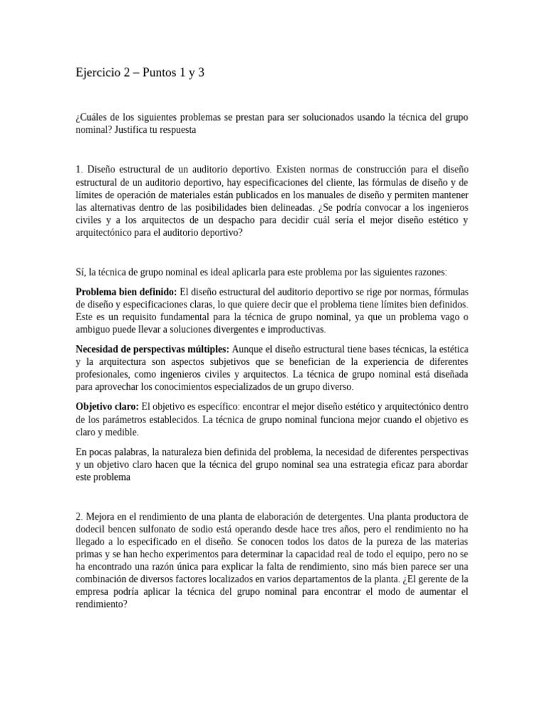 Ejercicio 2 - 1 y 3 | PDF | Diseño