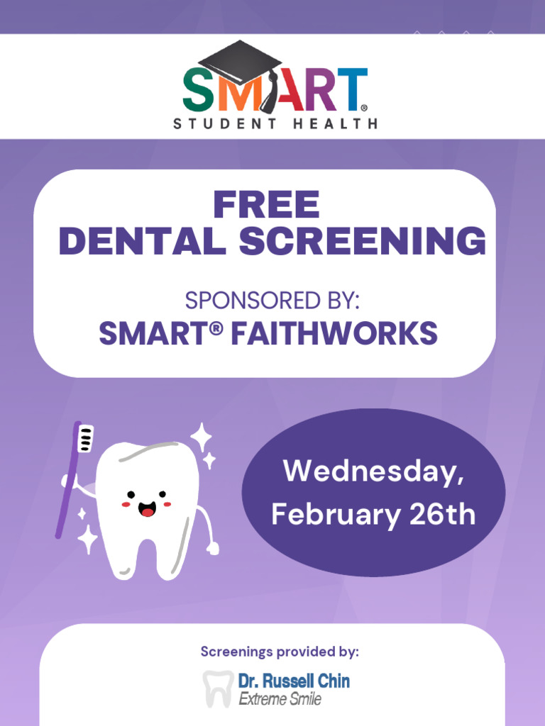 Dental Screening Flyer - Central Falls 2025 | PDF
