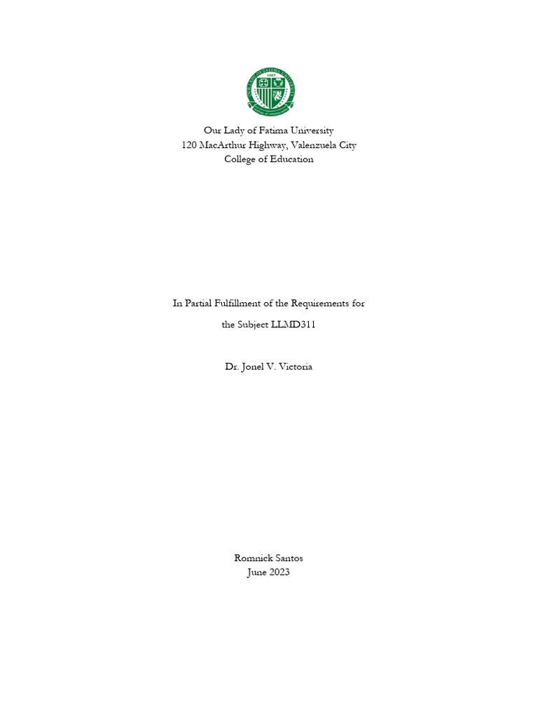 Santos Demo Teaching Paper | PDF