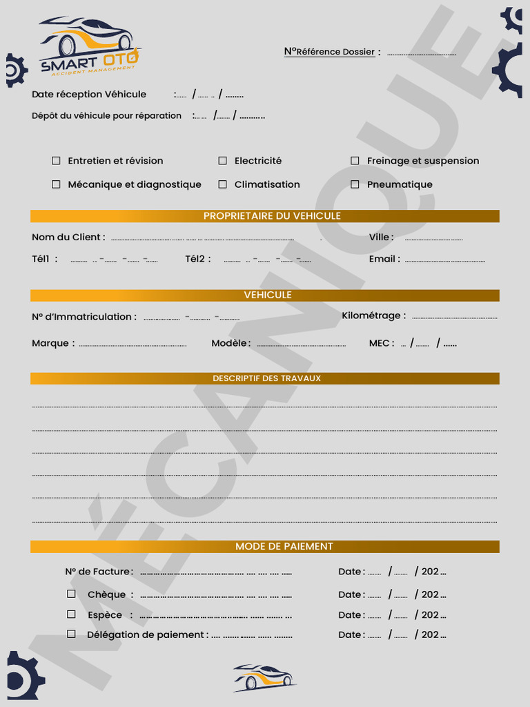 Dossier Mécanique | PDF