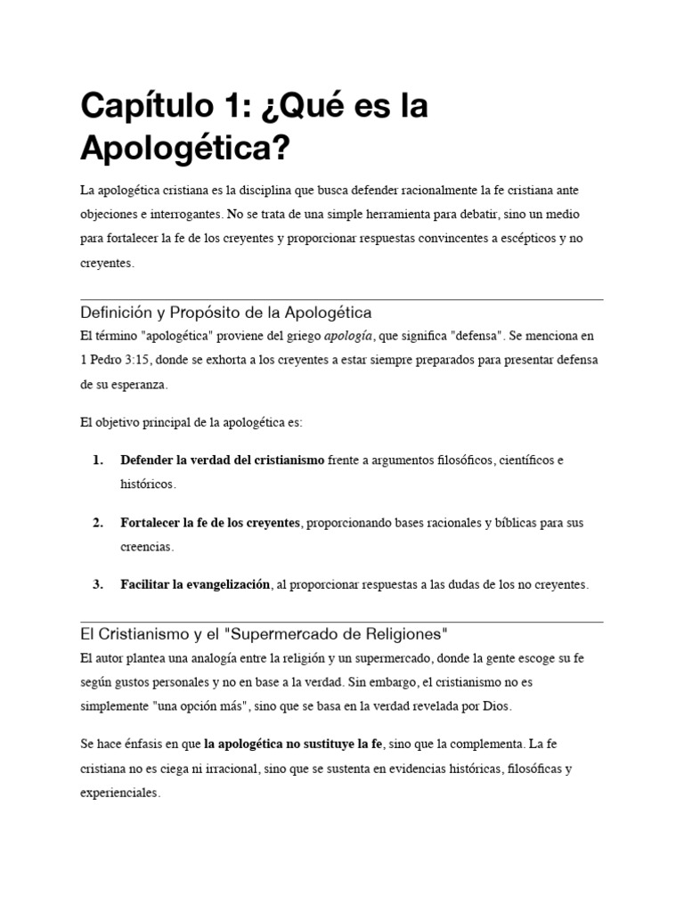 Guía Holman de Apologética Cristiana - B&H | PDF
