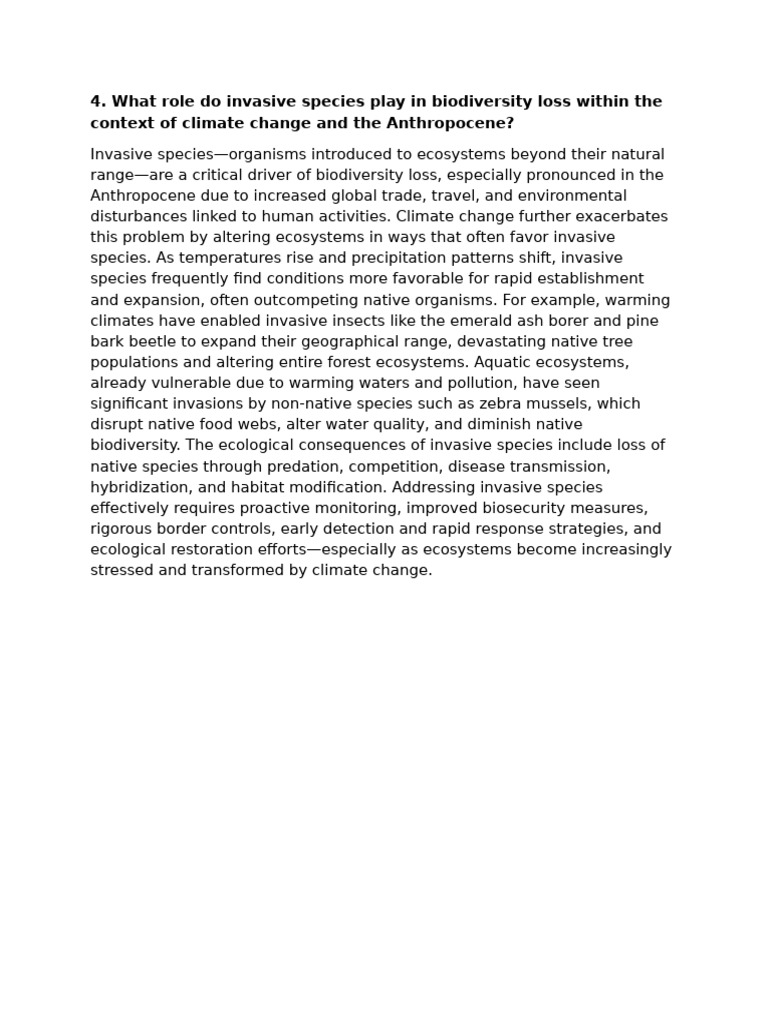 Invasive Species | PDF