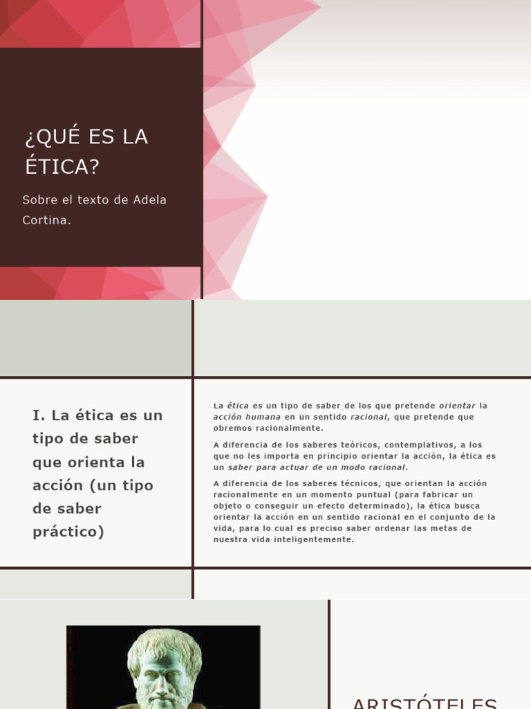 Que Es La Etica | PDF | Moralidad | Placer