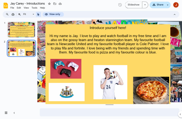 Jay Carey - Introductions - Google Slides | PDF