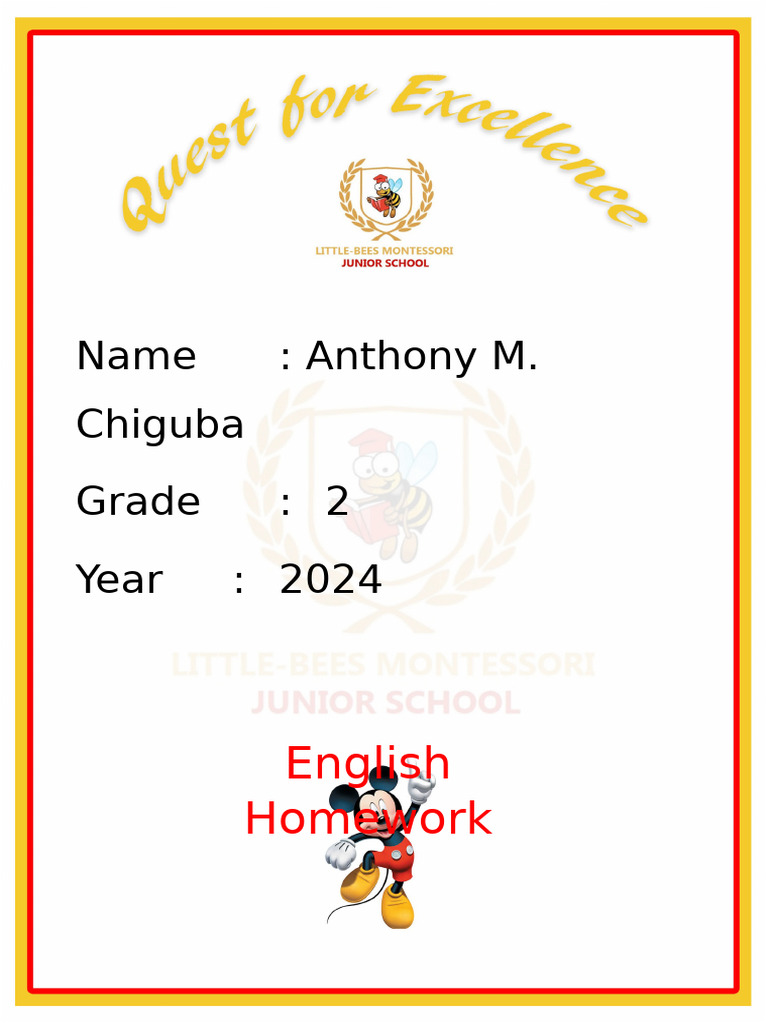 English Homework | PDF