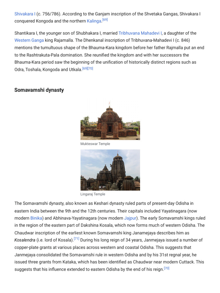 History of Odisha, Wikipedia - 5 | PDF