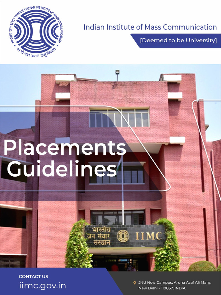 Guidelines For Placements-Final | PDF