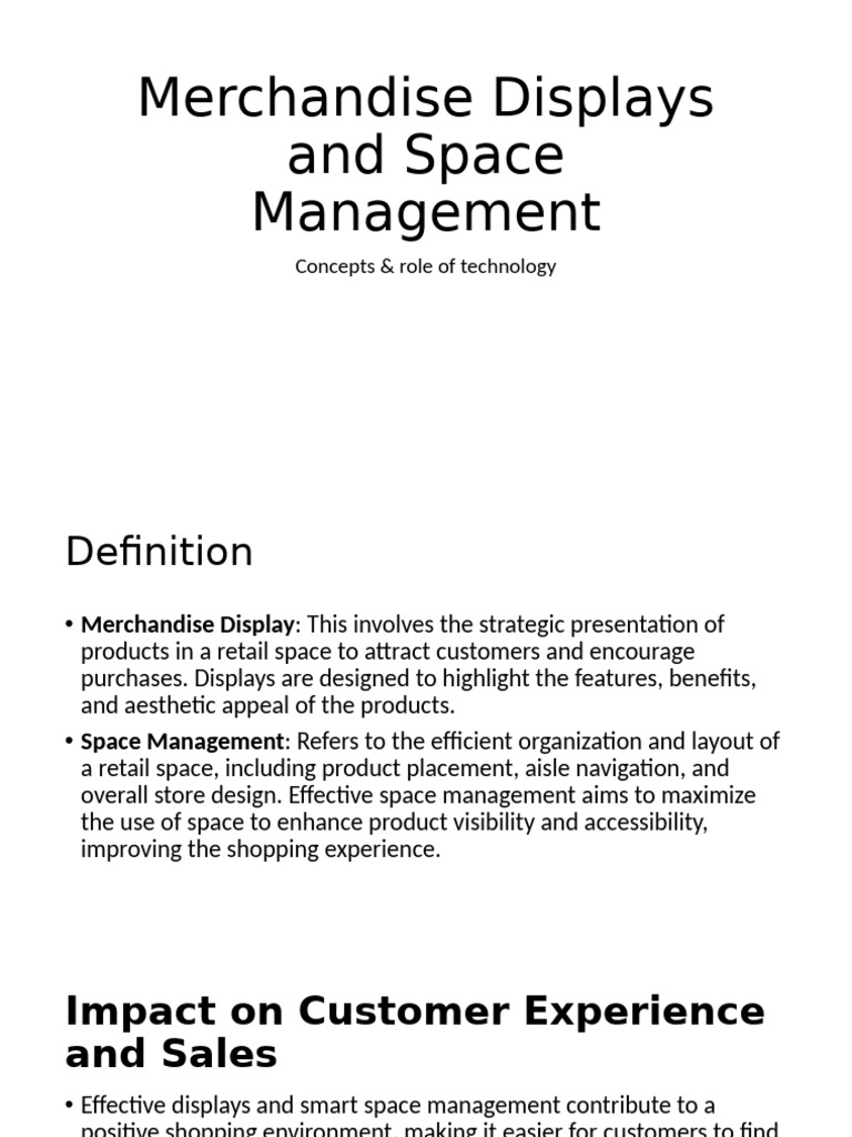 Retail Space Management Strategies | PDF | Retail | Supermarket