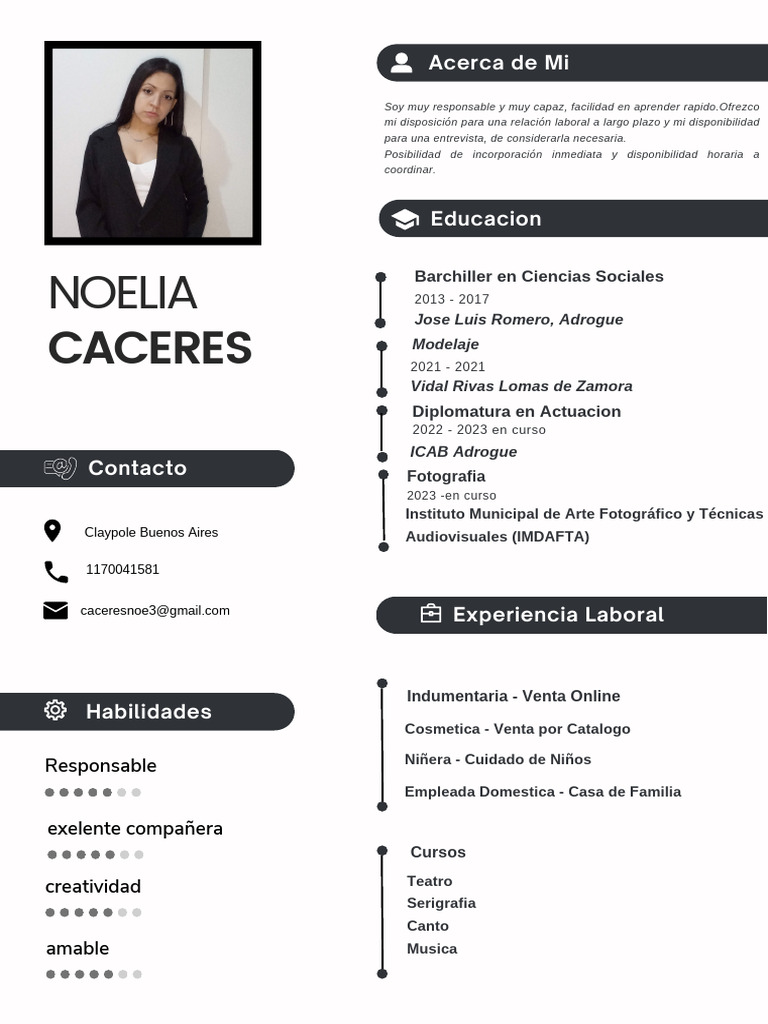 Noelia C CV | PDF