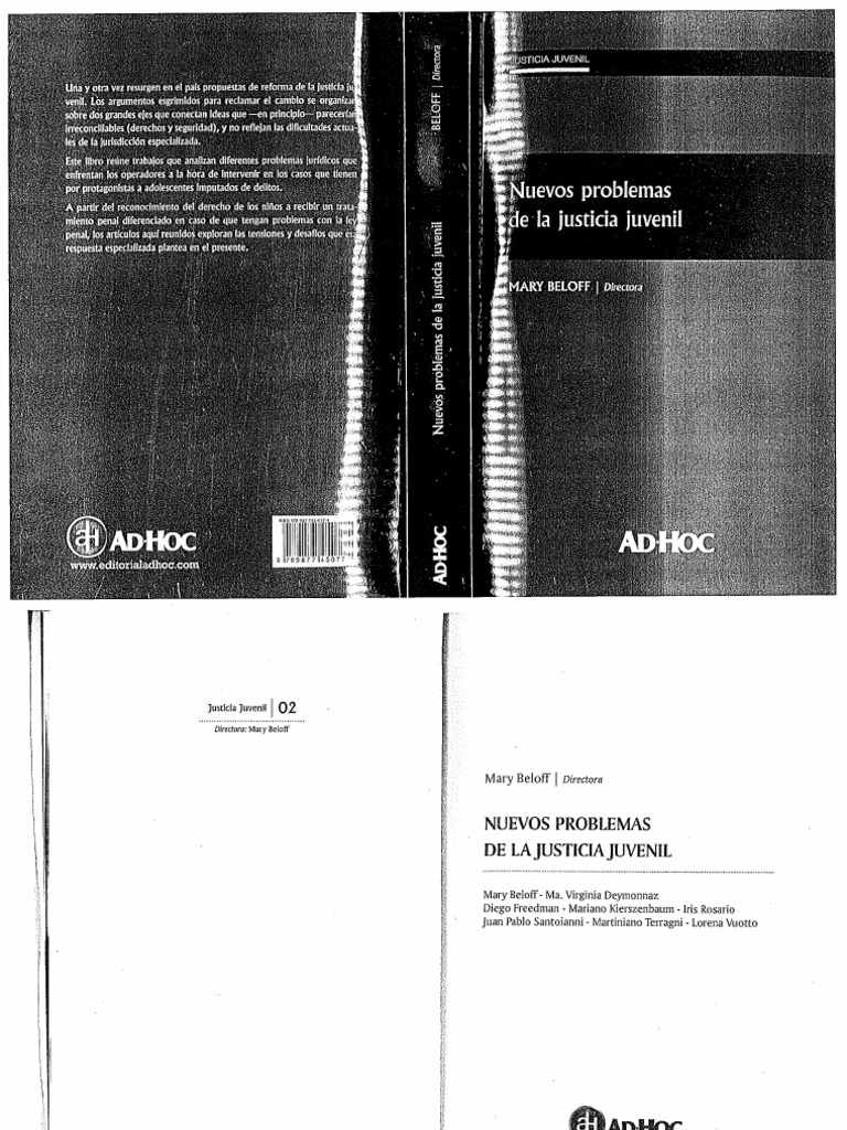 Beloff Mary y otros, La justicia juvenil y el juicio abreviado, en ...