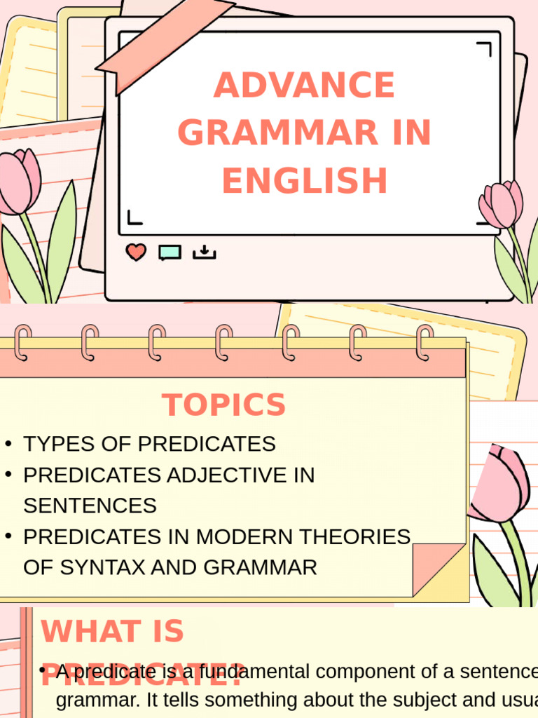 Four Types of Predicates Explained | PDF | Syntax | Predicate (Grammar)