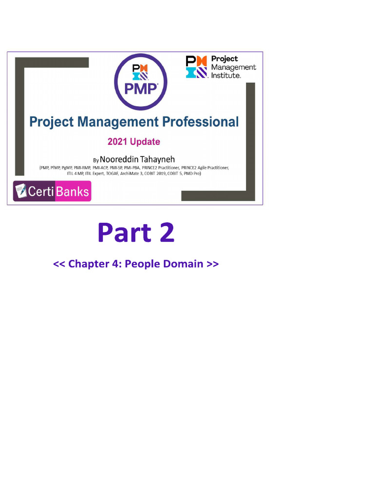 PMP - Part 2 | PDF