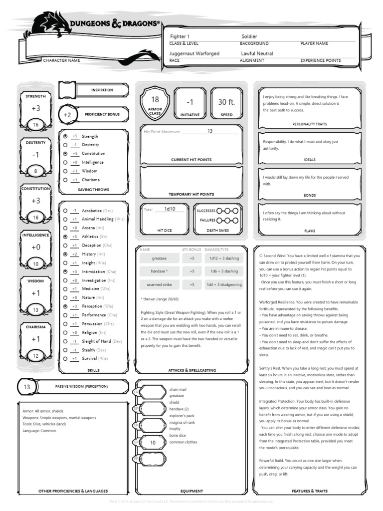 Juggernaut_Warforged_Fighter | PDF