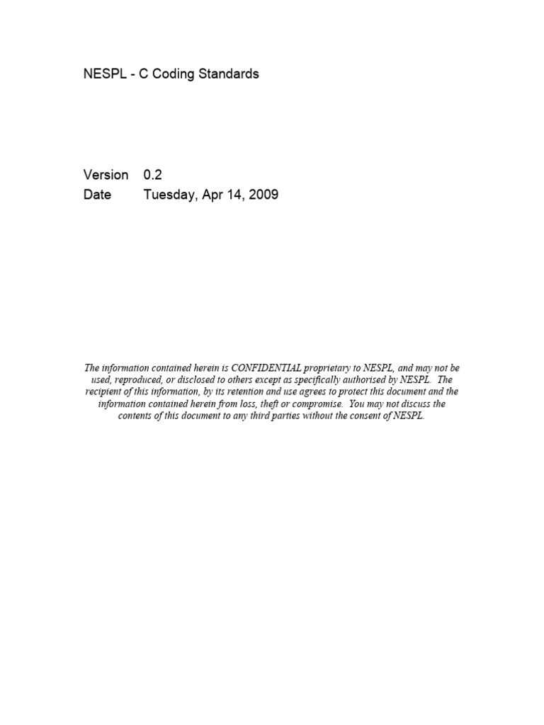 Ccodingstandards0409 Pdf Pointer Computer Programming