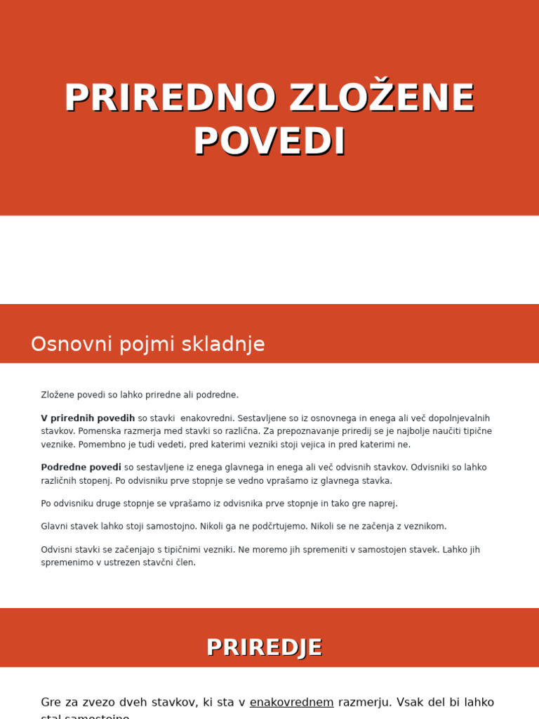 Priredja | PDF
