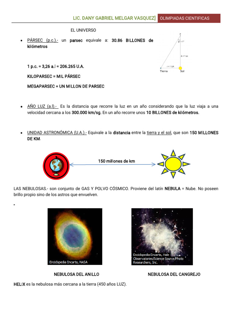 El Universo - Astronomía | PDF | Luna | Dom