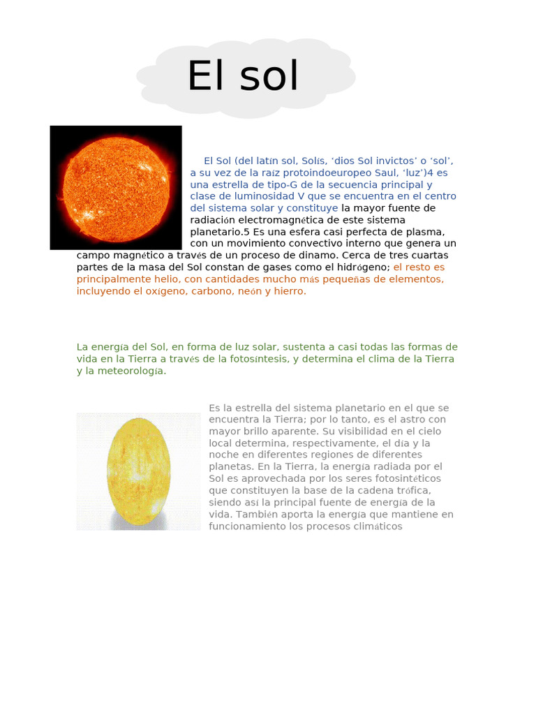 El Sol | PDF