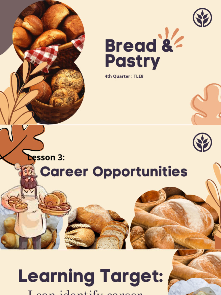 Bread-And-Pastry L3 GR8 Q4 | PDF | Bakery | Baking