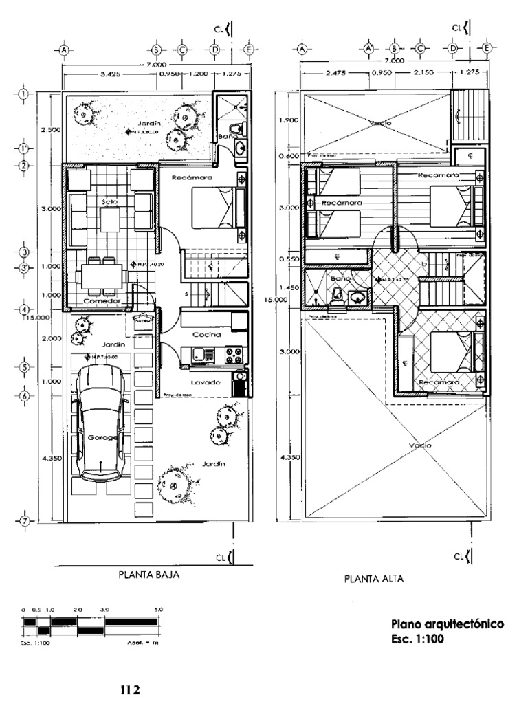 30 Planos de Casas Prototipo-108-110 | PDF