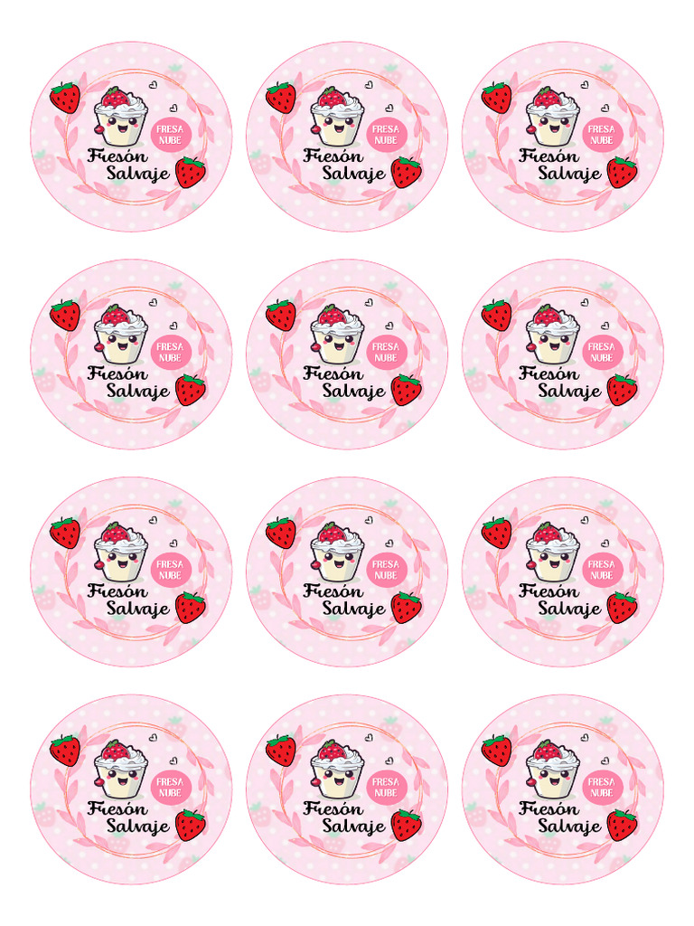 Stickers Fresa | PDF
