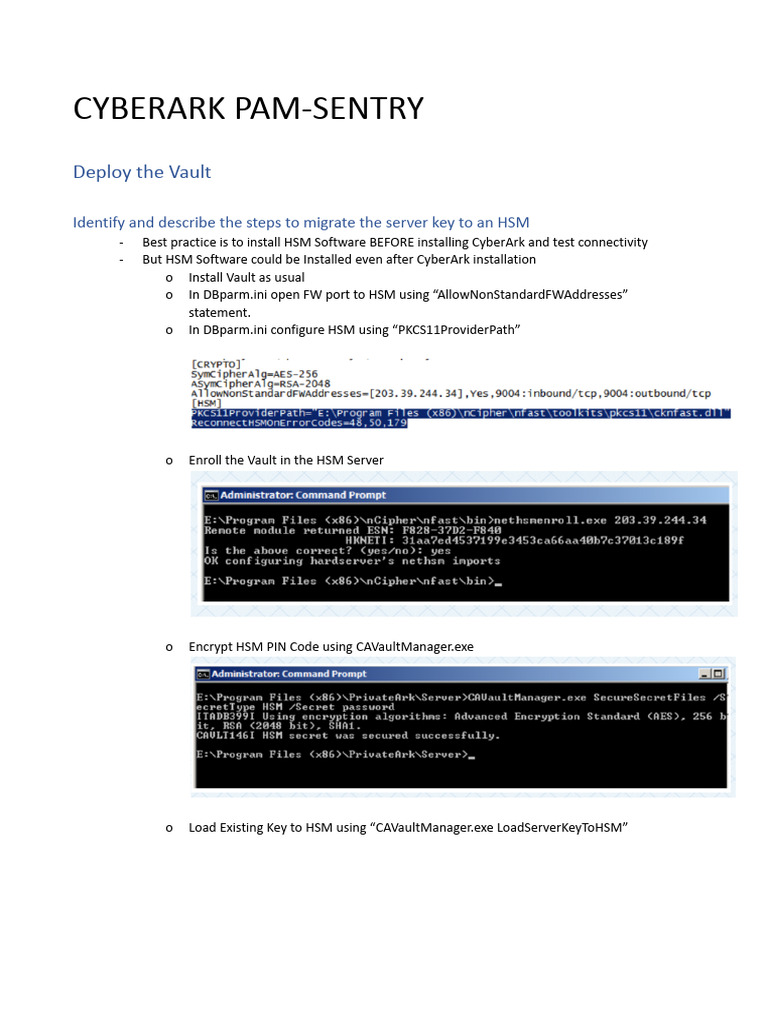 Cyberark Pam Sentry | PDF | Radius | Load Balancing (Computing)
