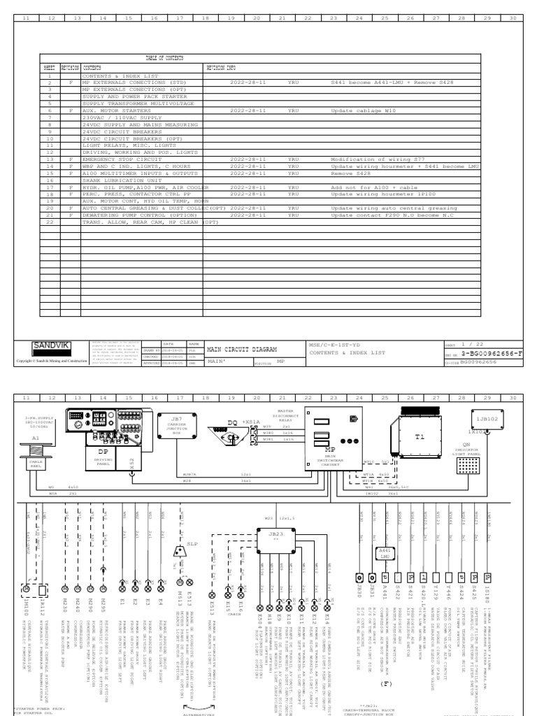 01 - 311 Range Main Electric Diagram - BG00962656 - F | PDF ...