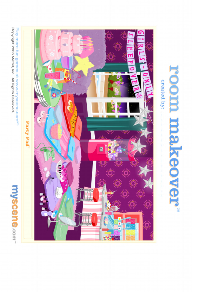 Barbie My Scene Room Designer - Game For Girls | PDF