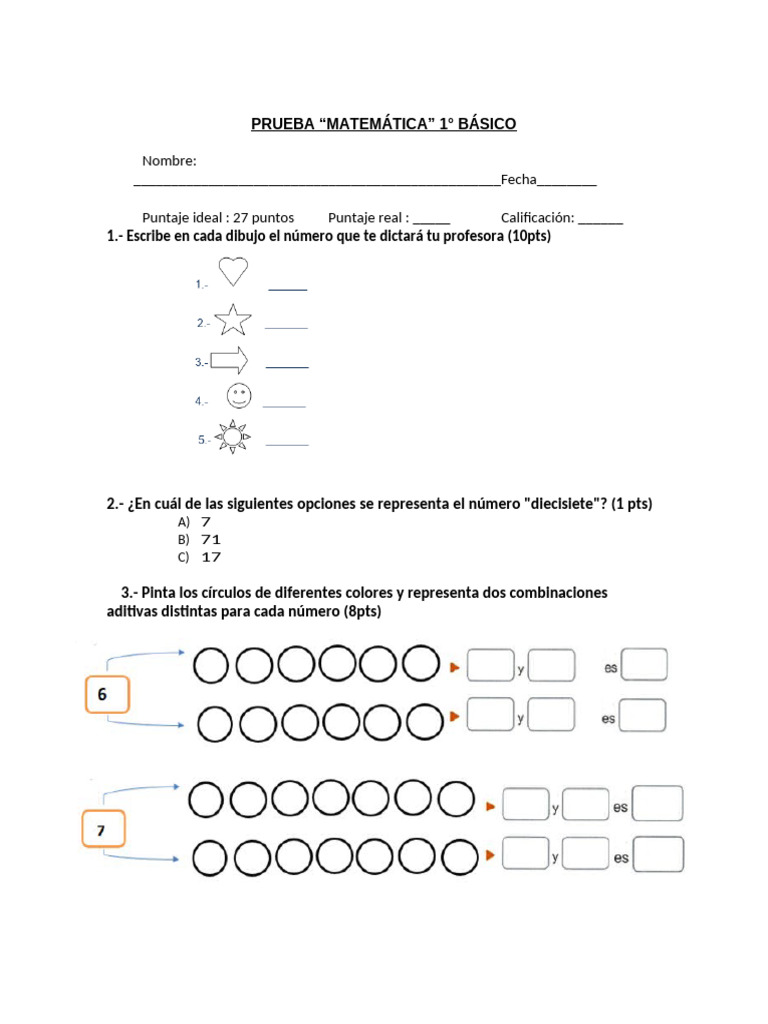 Prueba Matematica #2 | PDF