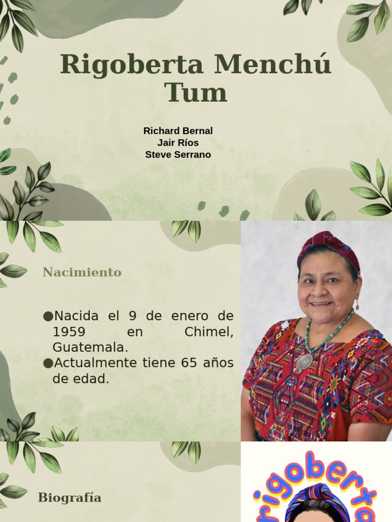 Rigoberta Menchú Tum | PDF