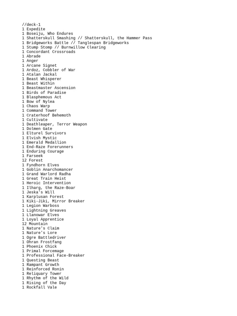 CEDH Bracket 3 Deck Overview | PDF