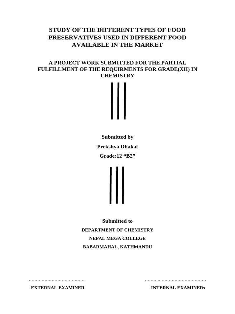 Class12chemistryprojectbyprekshyadhakal 240204142901 01d3b806 | PDF ...