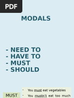 Modals Have To Must and Should Online Exercise For Live Worksheets | PDF