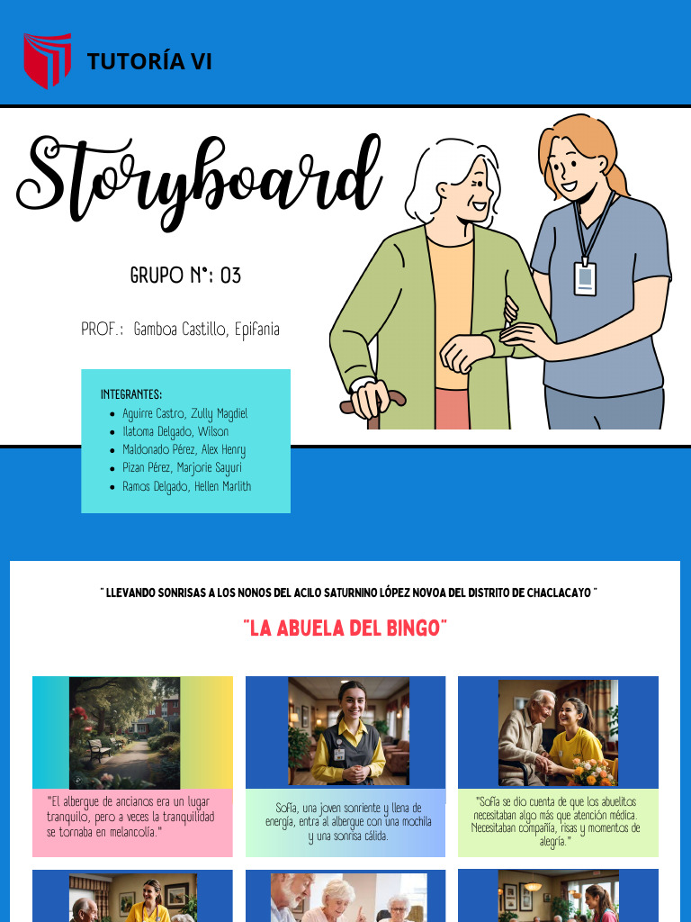 Writing An Informative Text Storyboard in Yellow Blue Semi-Realistic ...