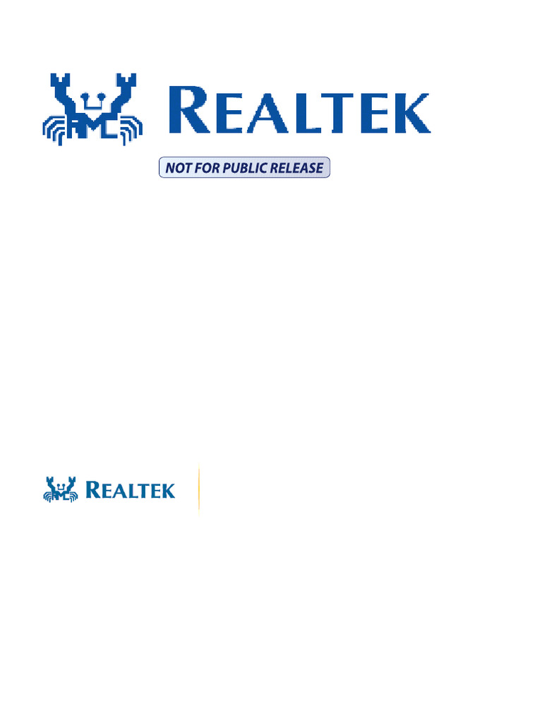 RTL8381M-VB Datasheet 0.1 NP | PDF | Computer Network | Computer Standards