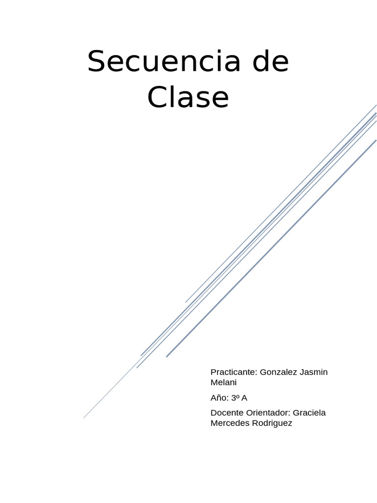 Secuencia de Clase de Lengua-2 | PDF