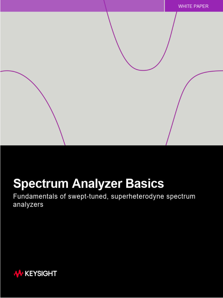 3123-1730 - Spectrum Analyzer Basics | PDF | Electromagnetic Interference | Bandwidth (Signal ...