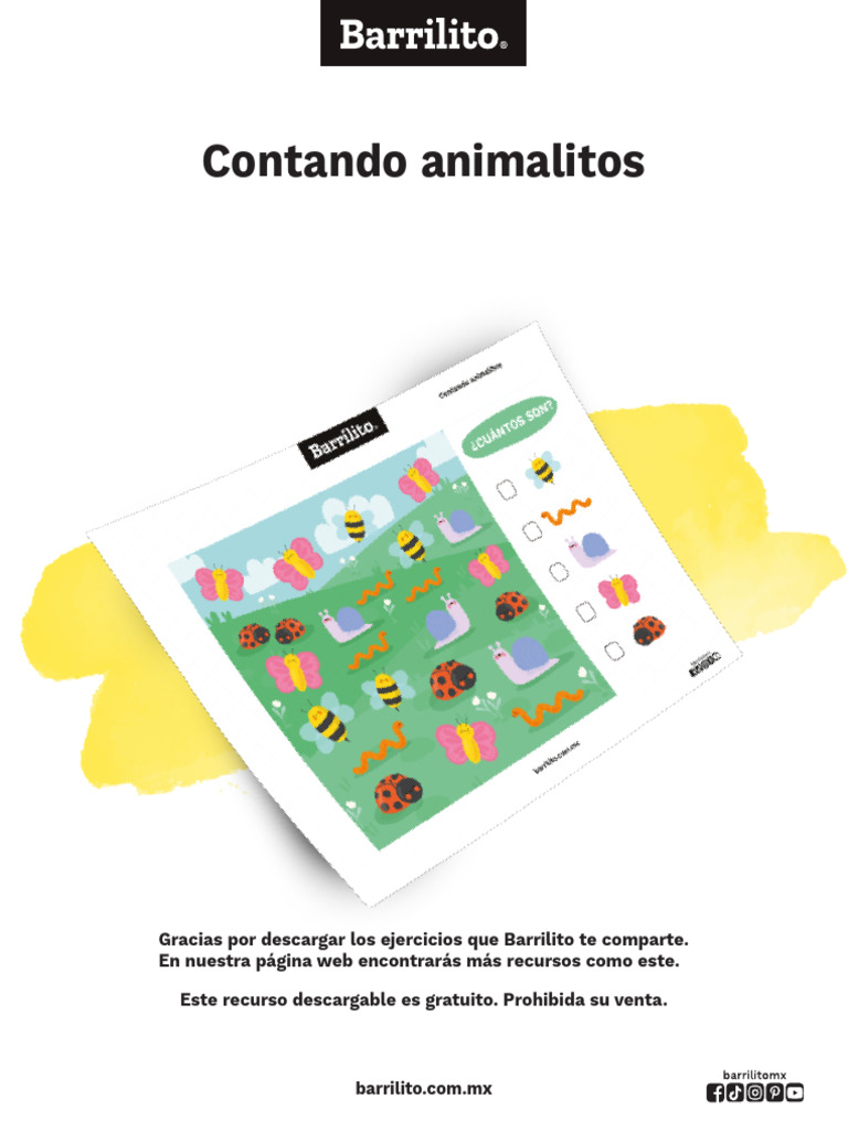 Descargable_aprendiendo a contar_1 | PDF