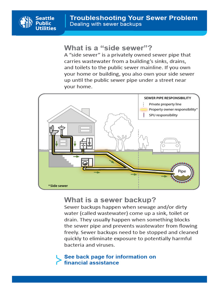 Troubleshooting Your Sewer Problem | PDF | Sanitary Sewer | Plumbing