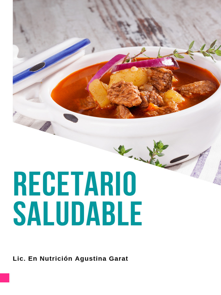 Recetario Saludable Inicial | PDF | Panes | Vegetales