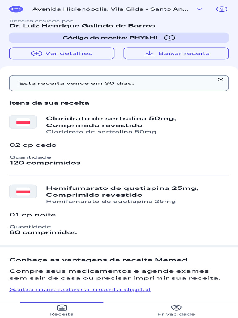 Receita Digital Memed | PDF