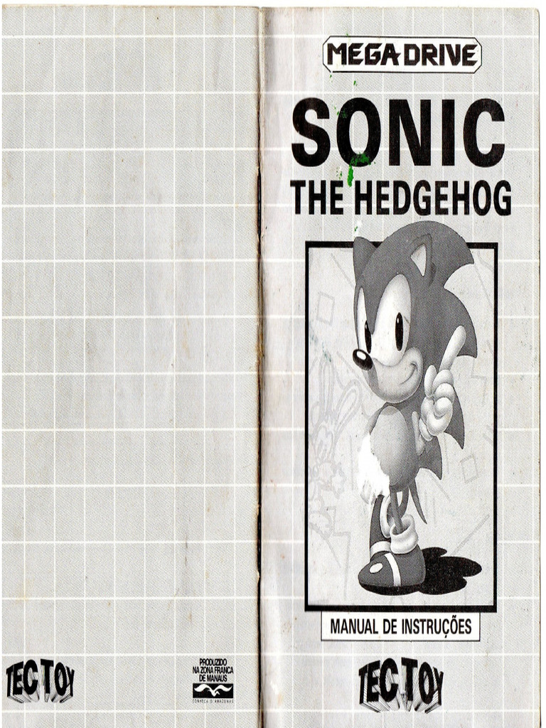 Manual Sonic The Hedgehog - Mega Drive | PDF