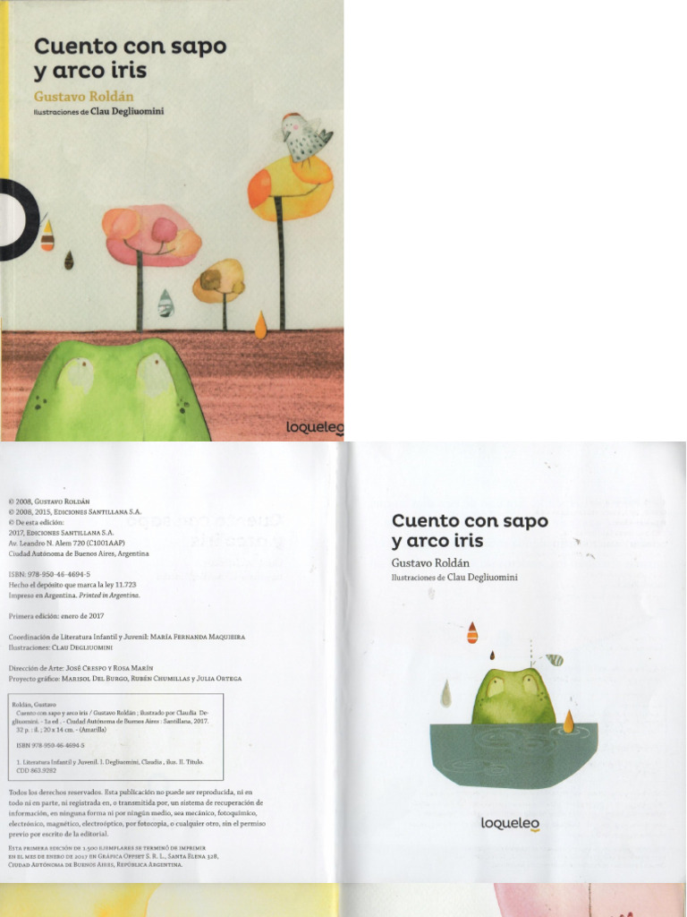 Roldan Gustavo - Cuento Con Sapo y Arco Iris | PDF