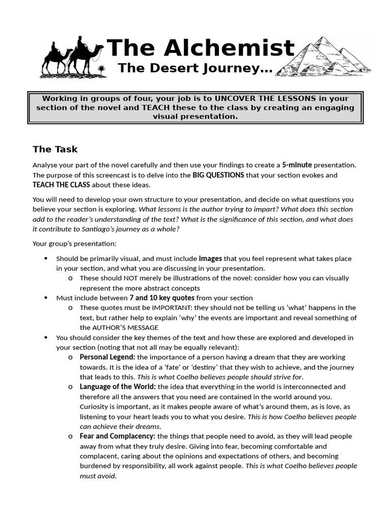 The Alchemist Group Work | PDF | Cognition | Cognitive Science