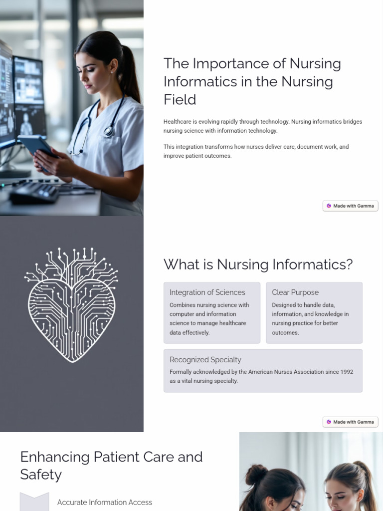 The Role of Nursing Informatics in Care | PDF | Nursing | Health ...