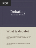 Debate Rules | PDF