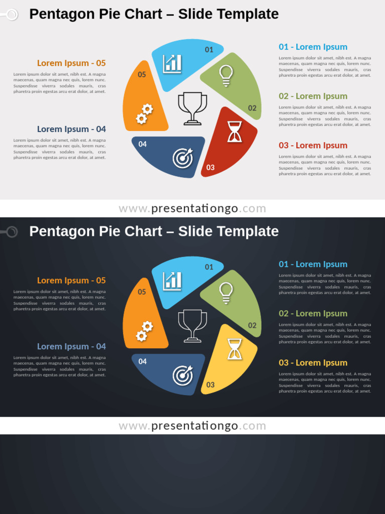 2 1356 Pentagon Pie Chart PGo 16 9 | PDF
